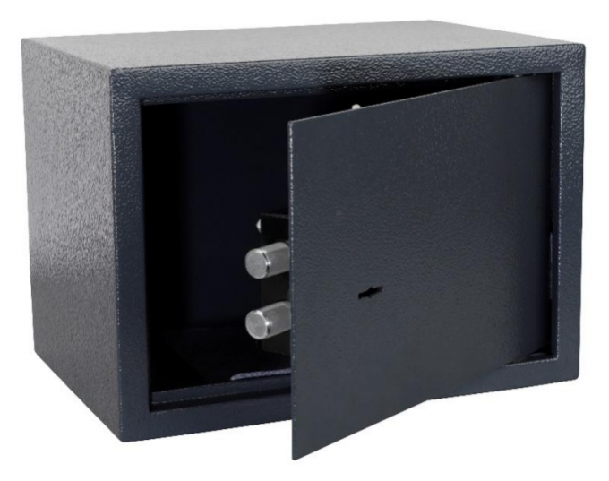 Black Secure Safe Box Hotel Room Safes With Electronic Lock Or Double ...